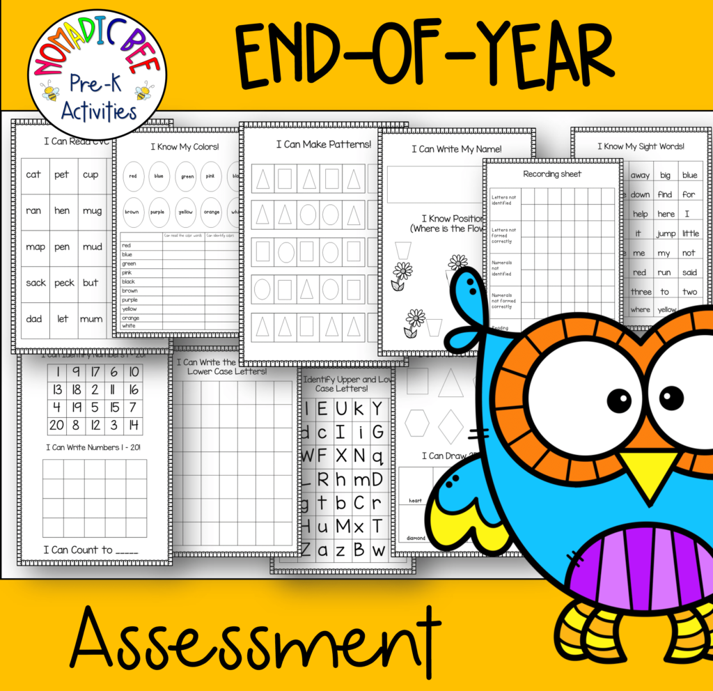 Pre K End Of The Year Assessment at Virginia Morgan blog