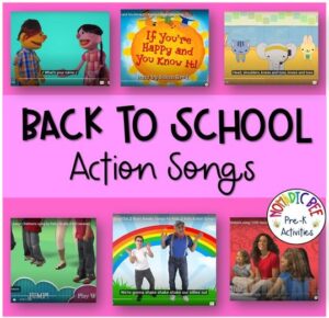 Action SONGS - NBpreKactivities