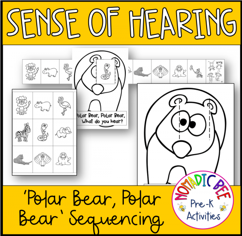 Polar Bear, Polar Bear Sequencing Activity - NBpreKactivities