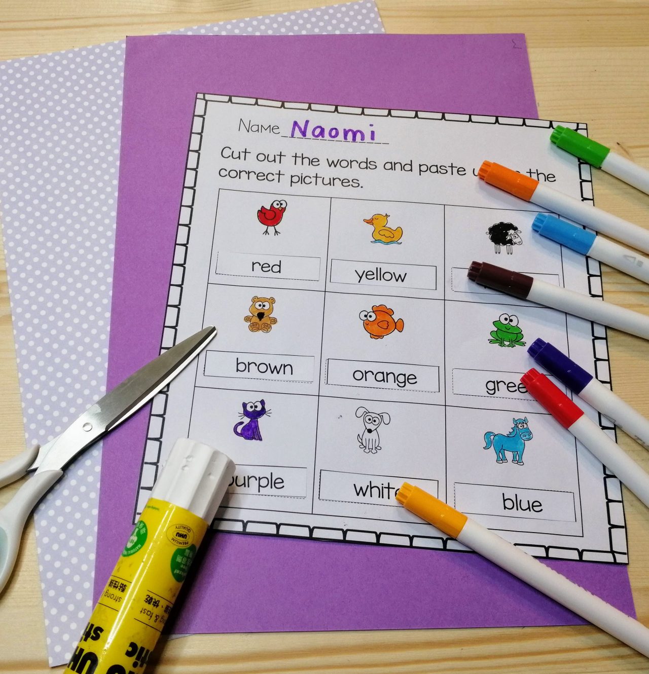 Brown bear, Brown Bear, What do you see? Printables - NBpreKactivities