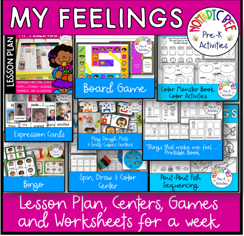 MY FEELINGS BOOKLIST FOR - NBpreKactivities