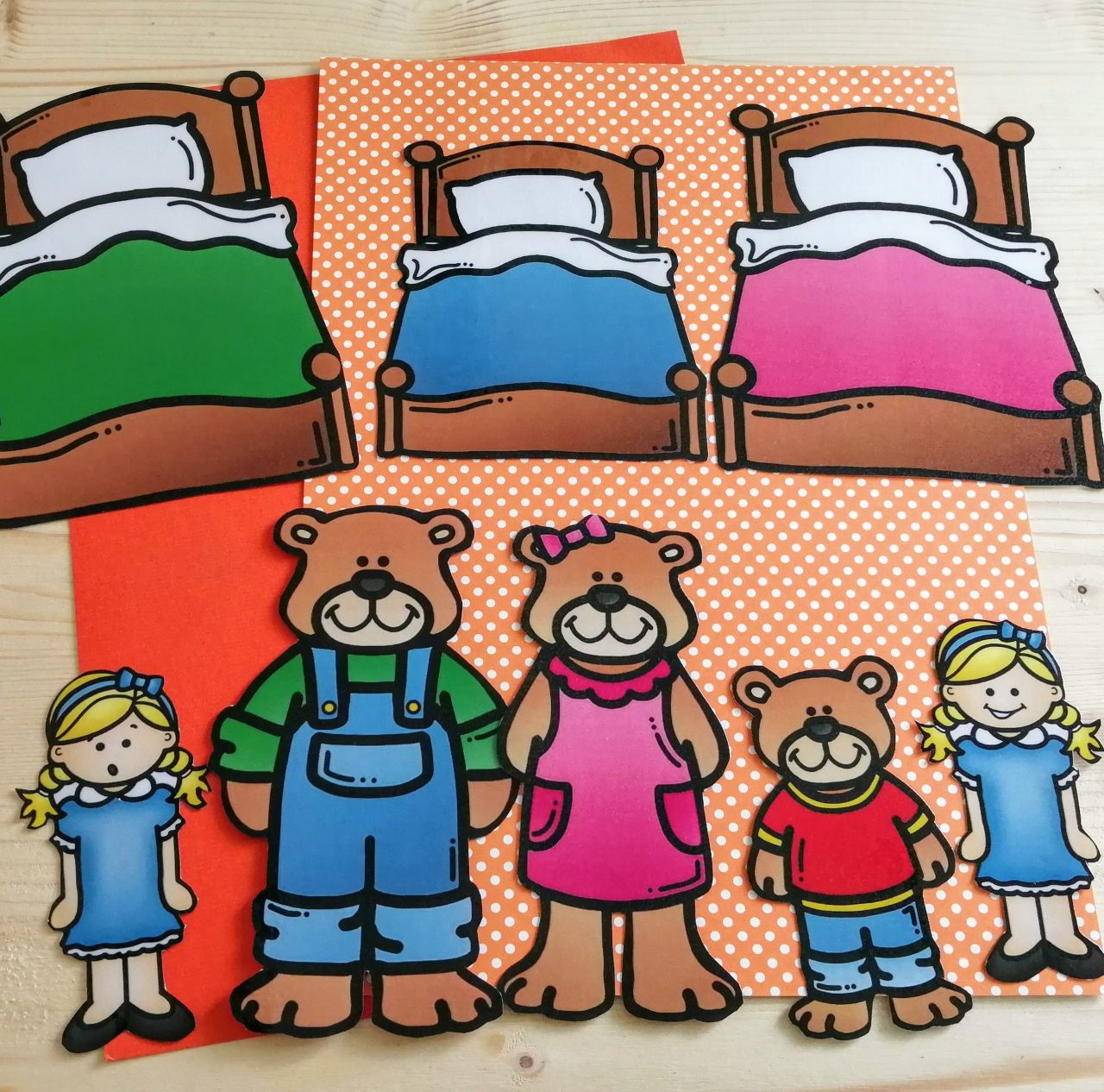 Goldilocks Activities for Pre-K, Kindergarten & Gr 1. - NBpreKactivities