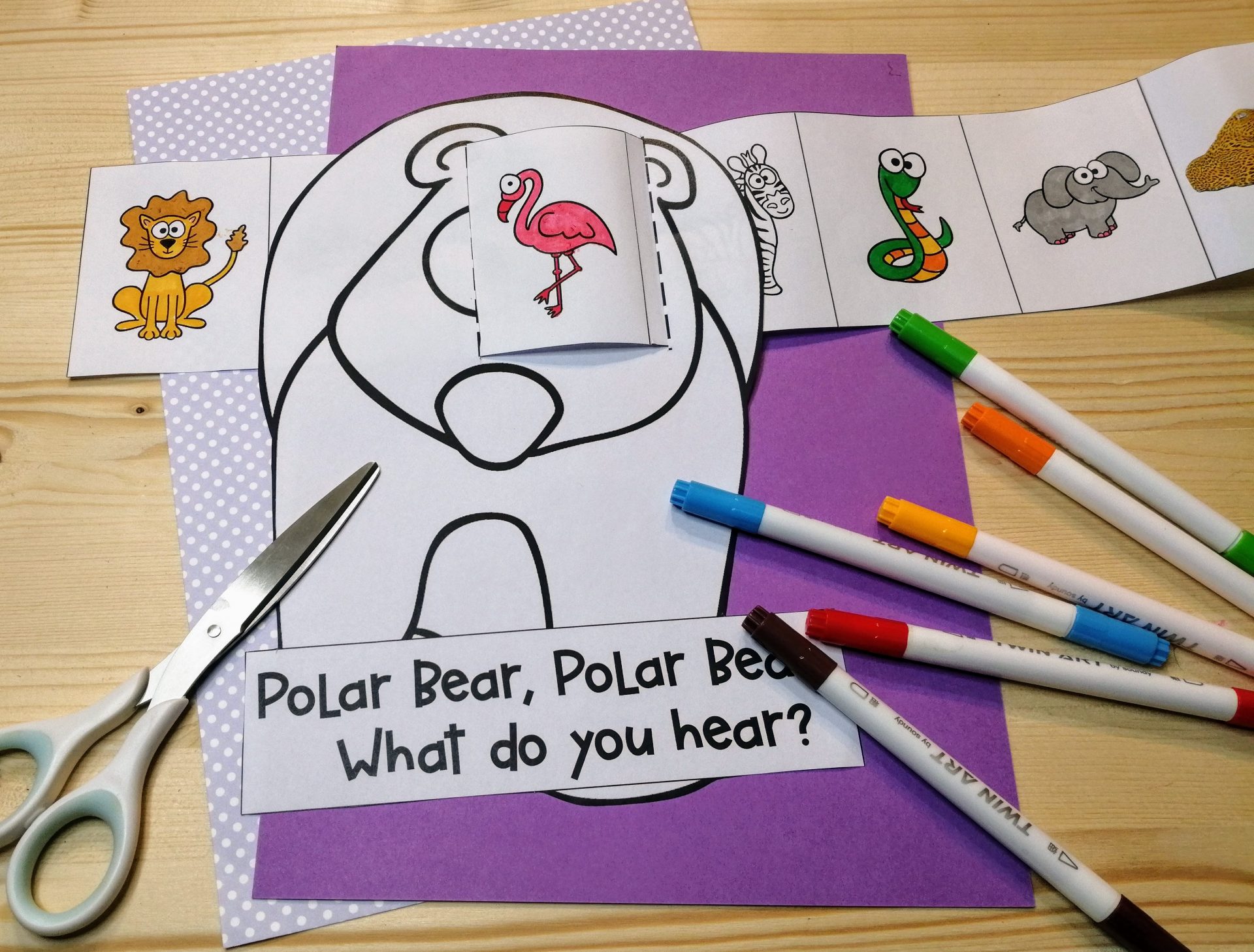 Polar Bear, Polar Bear Sequencing Activity - NBpreKactivities