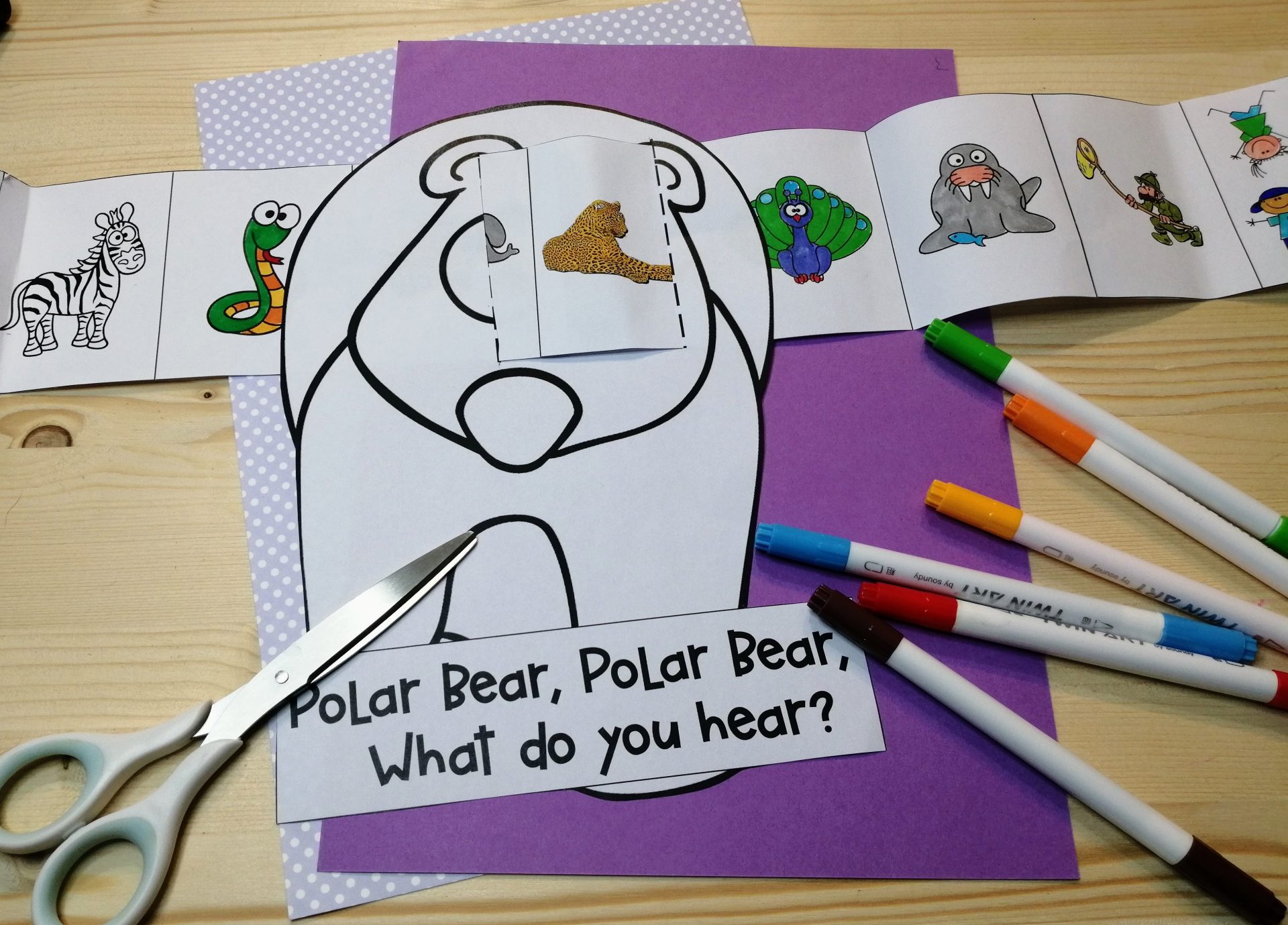 Polar Bear, Polar Bear Sequencing Activity - NBpreKactivities