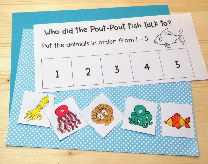 The Pout-Pout Fish Sequencing Activities - NBpreKactivities
