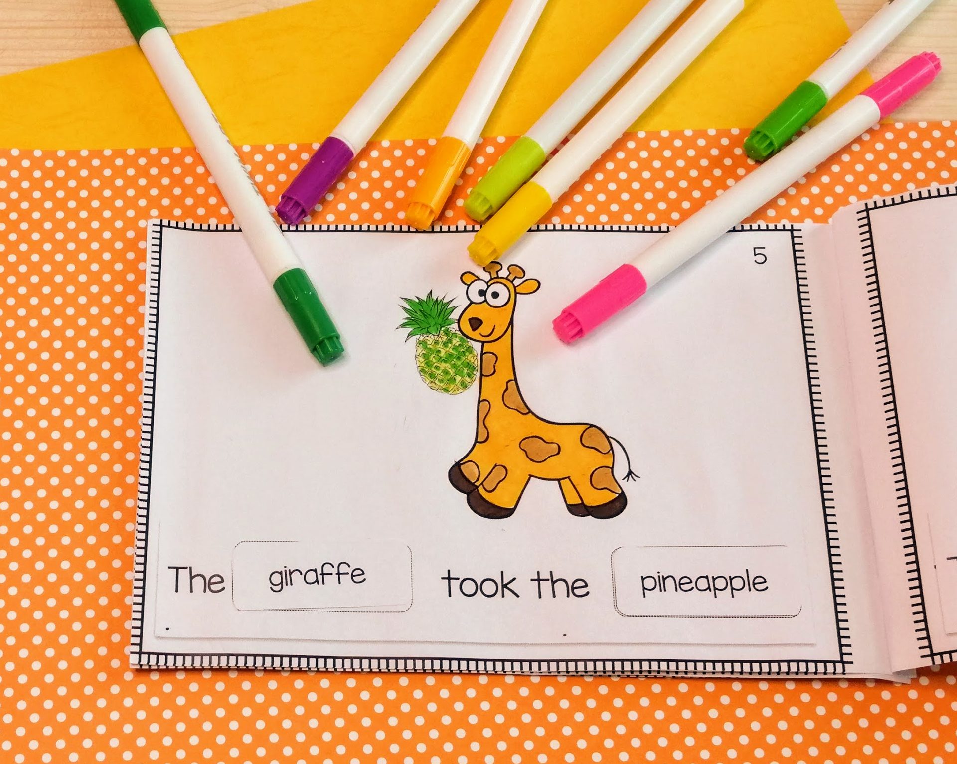 Handa's Surprise EMERGENT READER - NBpreKactivities