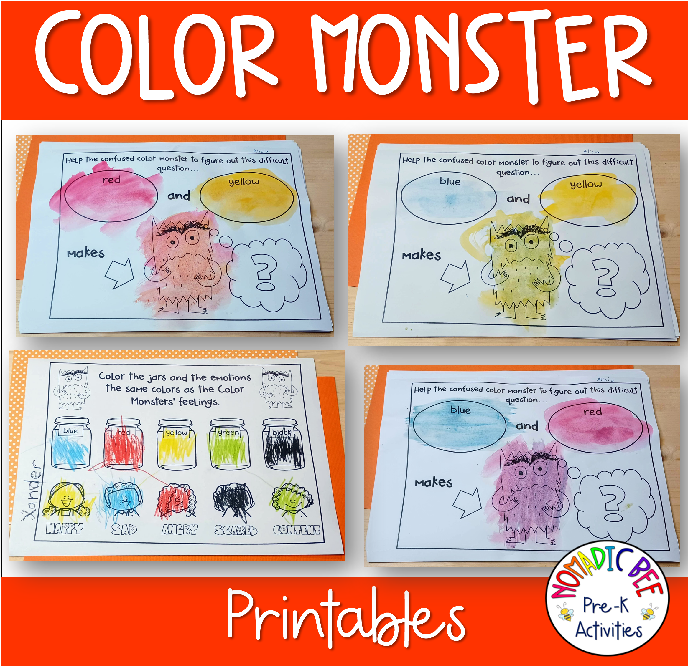 My Feelings Printables - NBpreKactivities