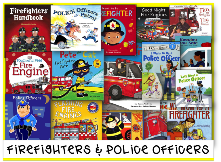 Firefighters & Police officers Books - NBpreKactivities