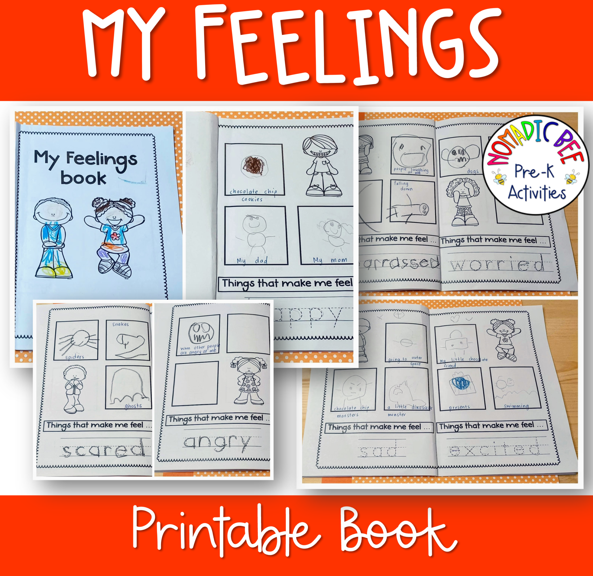 My Feelings Printables - NBpreKactivities
