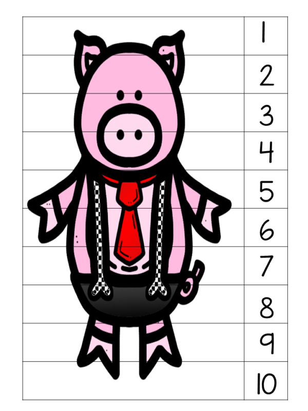 Three Little Pigs Math Activities - NBpreKactivities
