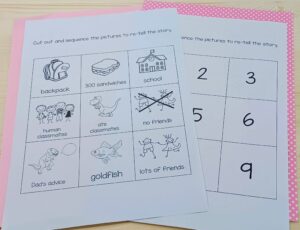 We Don't Eat Our Classmates Printable - NBpreKactivities