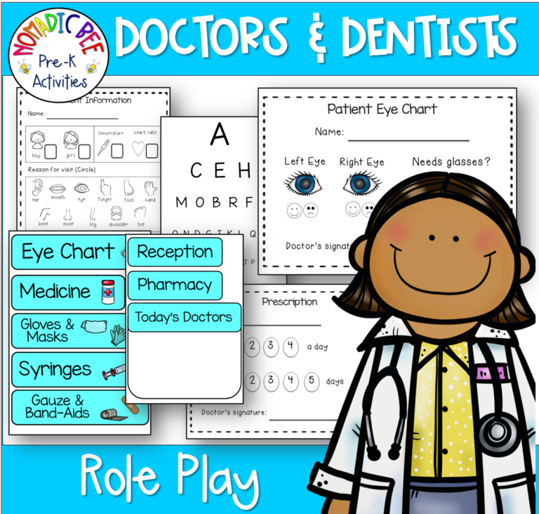 Doctors & Dentists Dramatic Play - NBpreKactivities