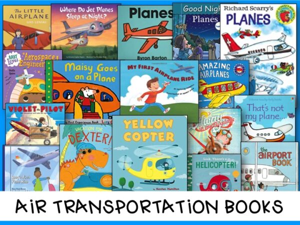 Air Transportation Booklist for kids - NBpreKactivities