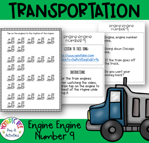 Engine Engine Number Nine Printable - NBpreKactivities