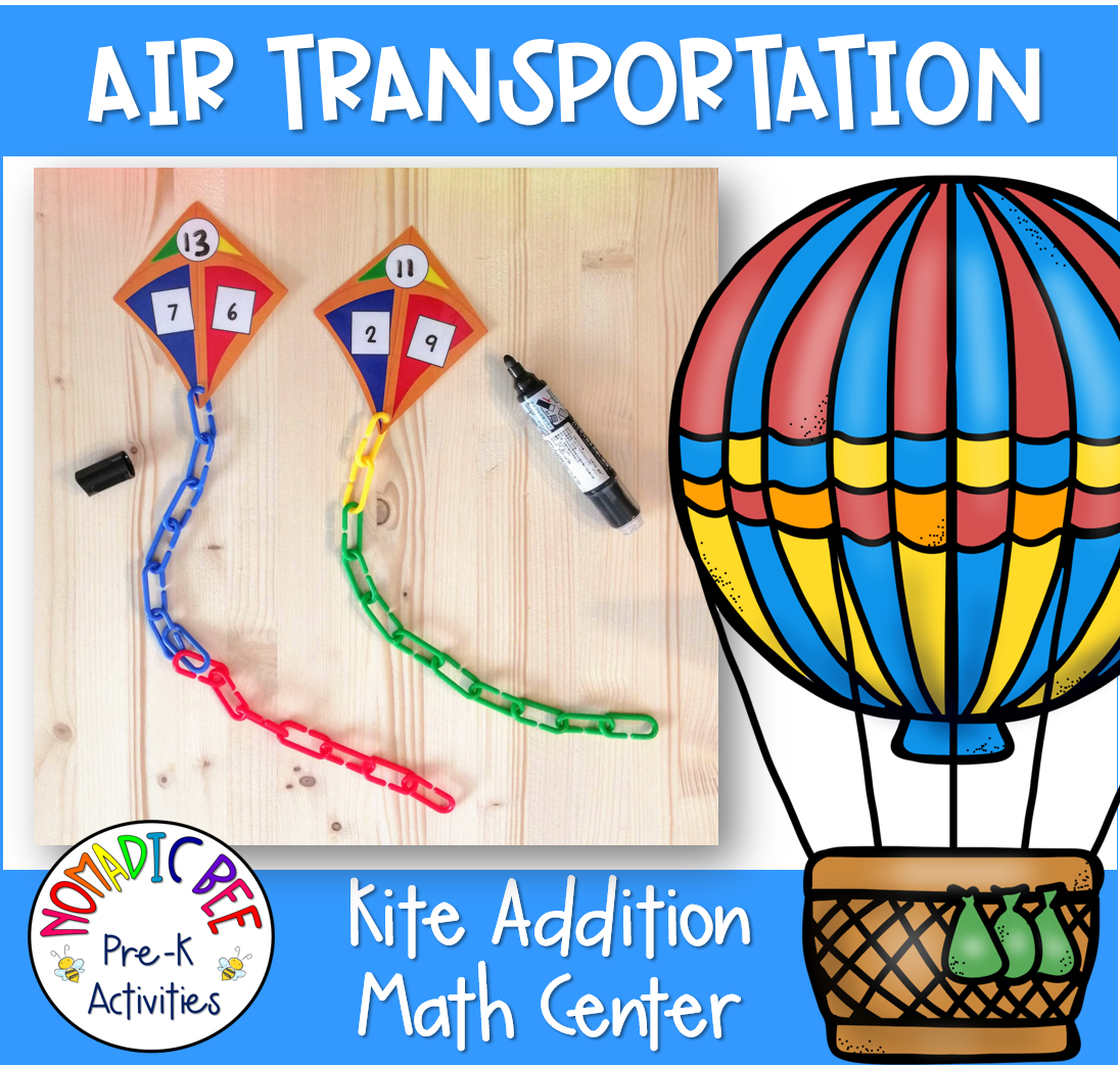 Kite Addition with Plastic Links - NBpreKactivities