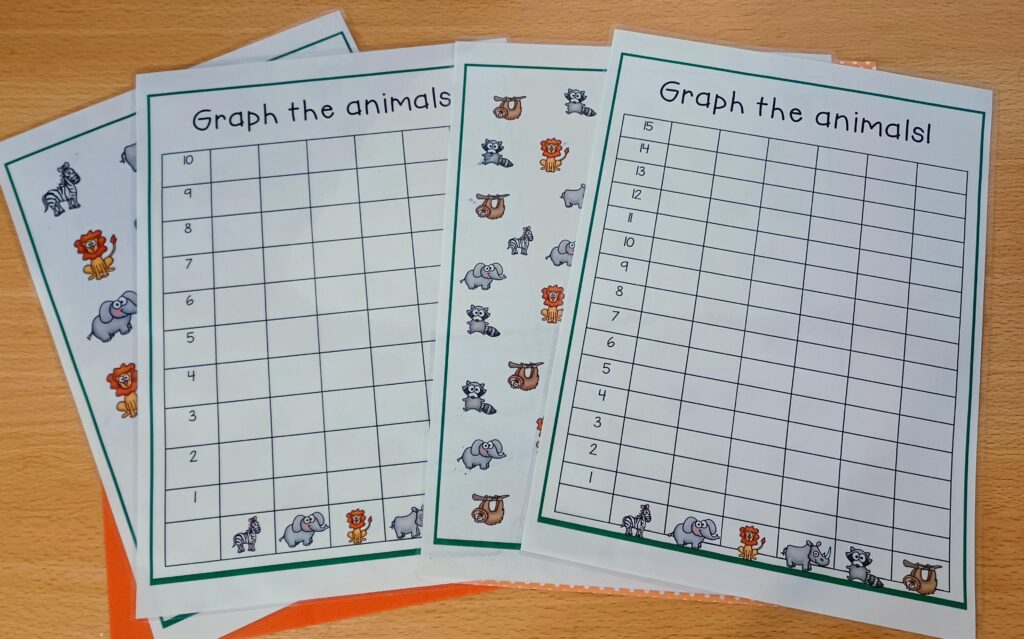 Zoo Animals Themed Graphing Activity - NBpreKactivities