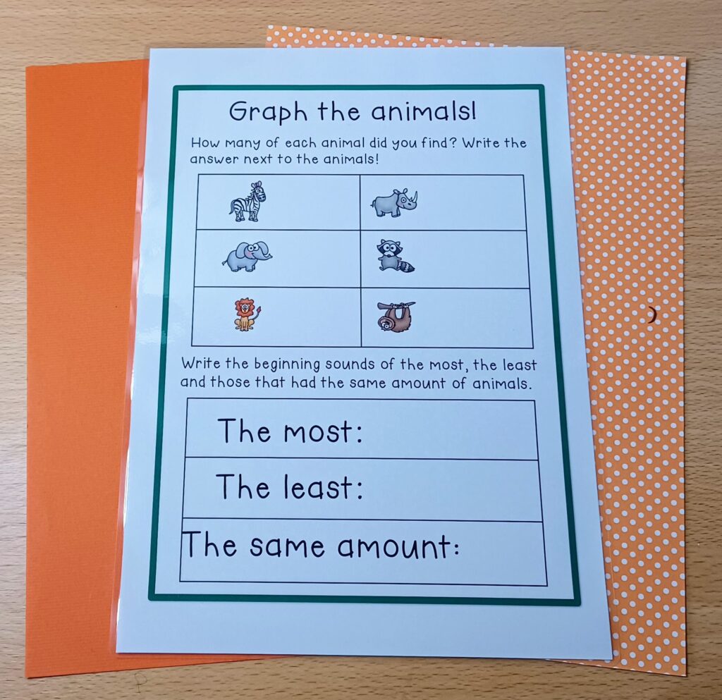 Zoo Animals Themed Graphing Activity - NBpreKactivities