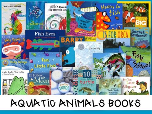 Water Animal Themed Booklist for kids - NBpreKactivities
