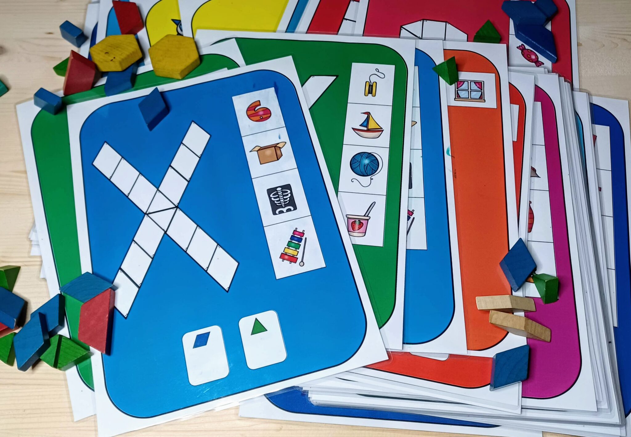 Alphabet Pattern Block Mats - NBpreKactivities