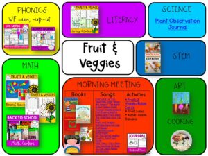Fruits & Veggies Themed Activities - NBpreKactivities