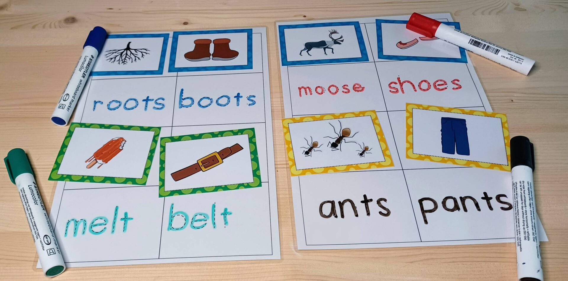 Seasons & Clothes Themed Rhyming Center - NBpreKactivities