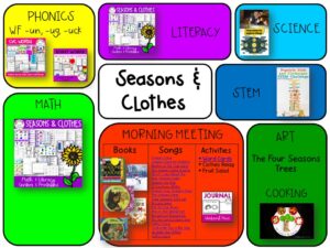 Seasons & Clothes Themed Activities - NBpreKactivities