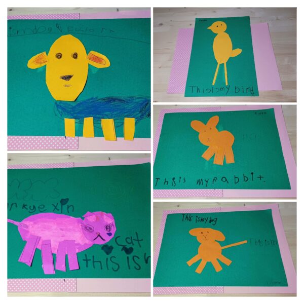 Pets Themed 2D Shapes Craft - NBpreKactivities