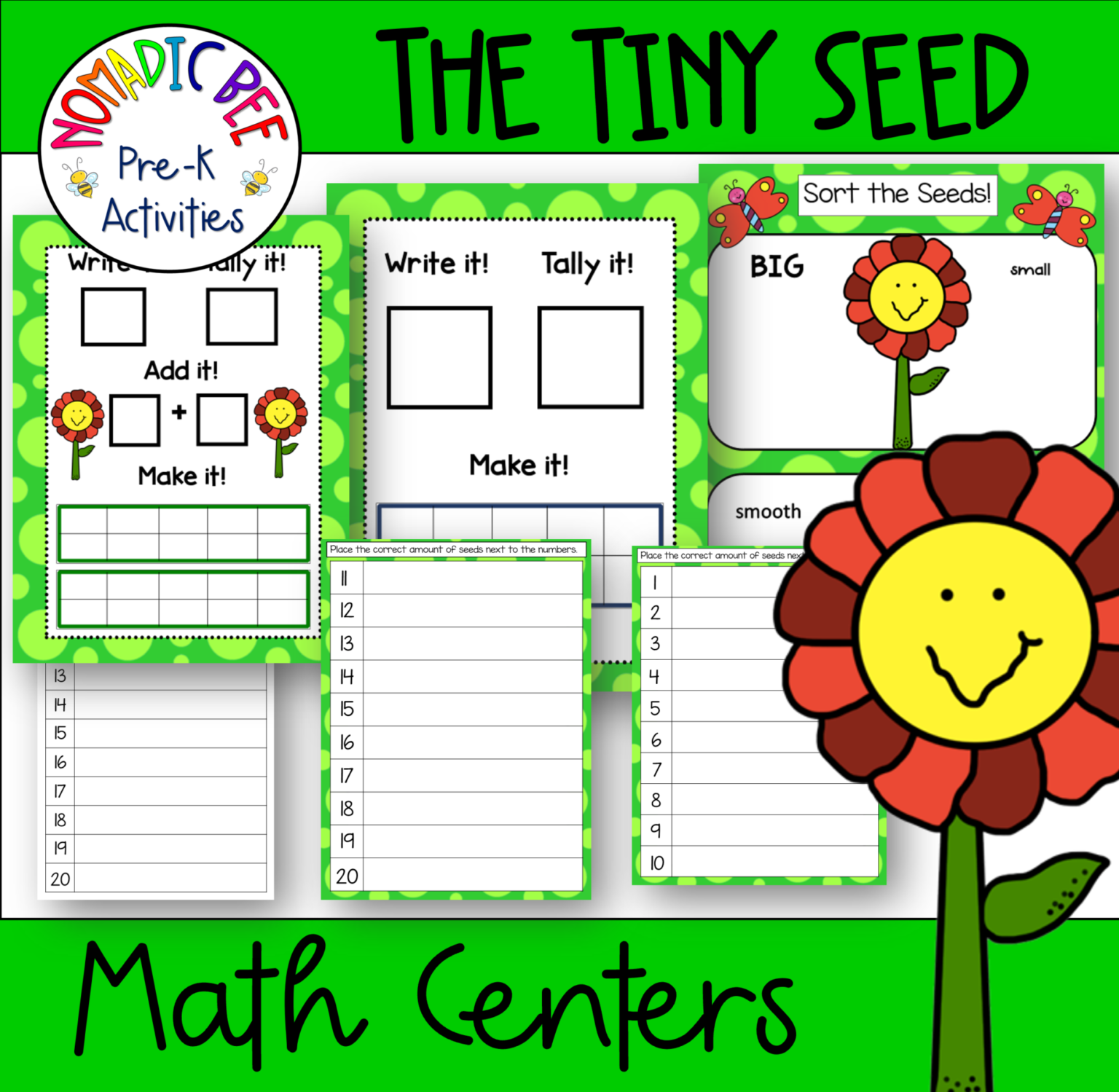 Seed Sorting Center - NBpreKactivities