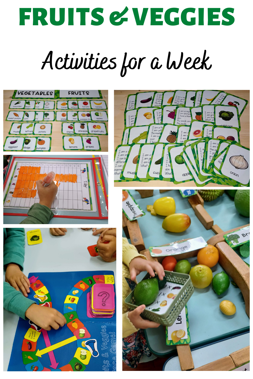 Fruits & Veggies Themed Activities - NBpreKactivities