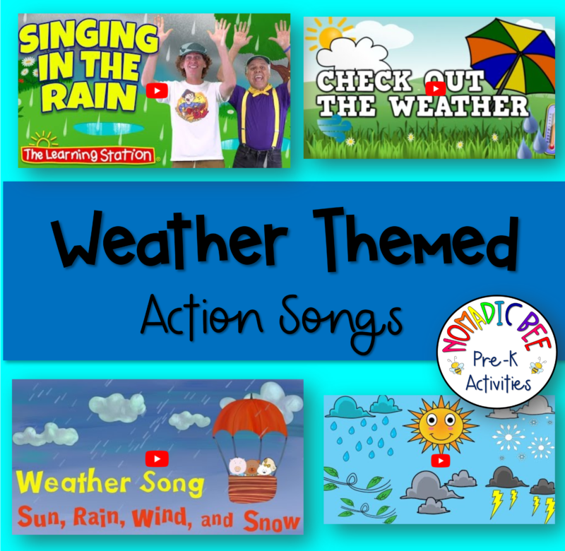 Weather Themed Activities - NBpreKactivities