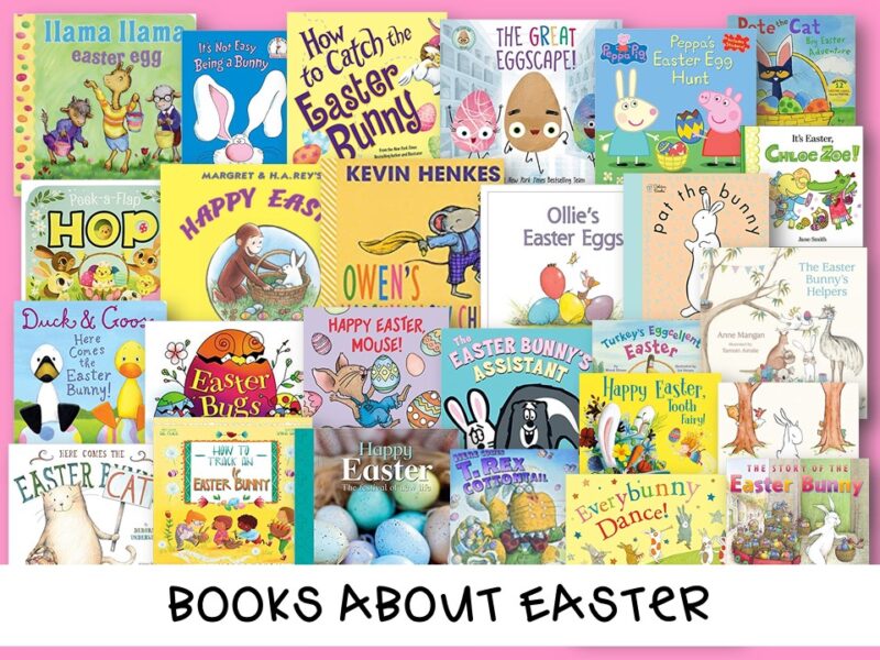 Easter Themed Booklist for kids - NBpreKactivities