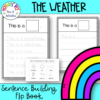 Weather Themed Sentence Flip-Book - NBpreKactivities