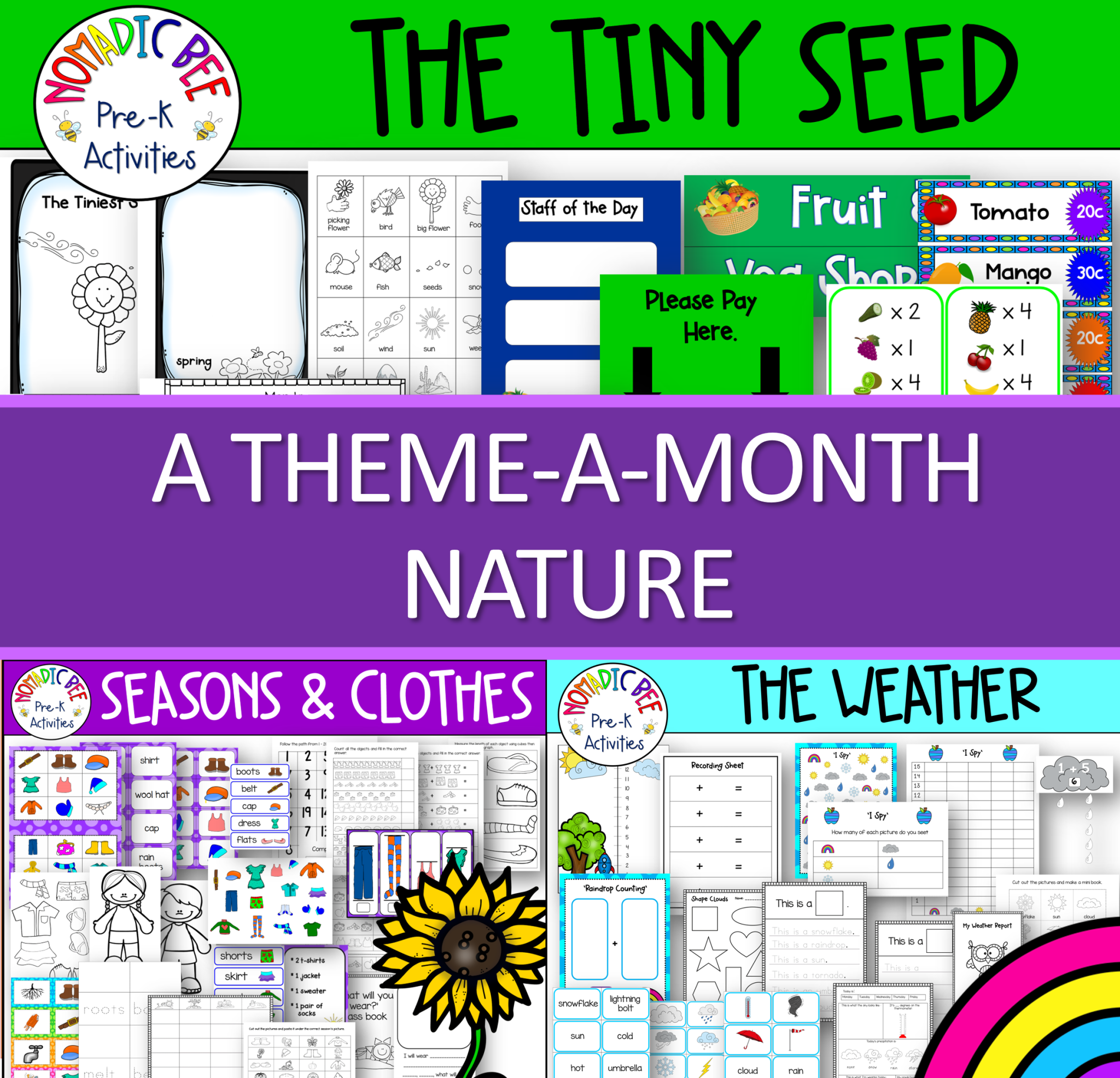 Nature Themed Activities - NBpreKactivities