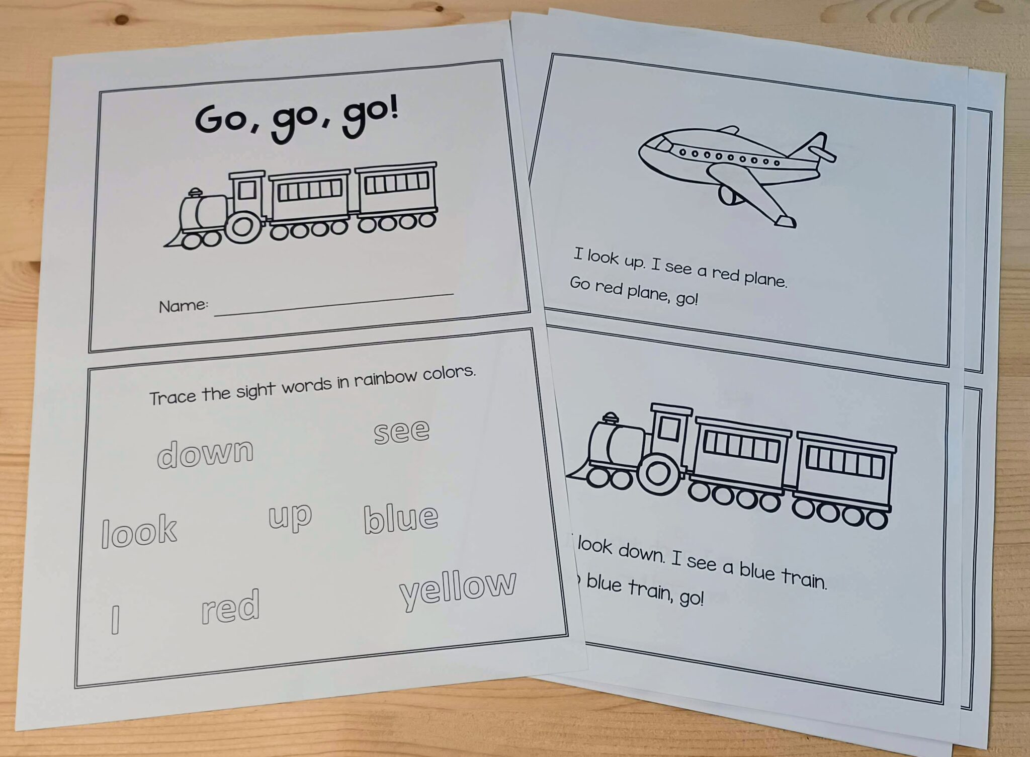 Pre-K Sight Words - NBpreKactivities