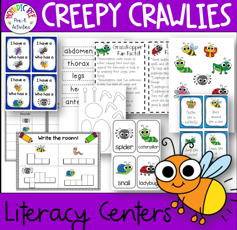 Insects Themed Fun Facts - NBpreKactivities