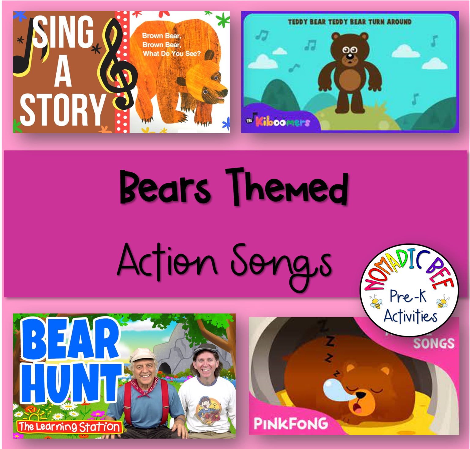 Bears Themed Activities - NBpreKactivities