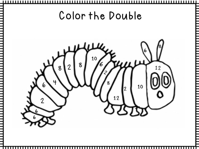 Hungry Caterpillar Cover/ Color Center - NBpreKactivities