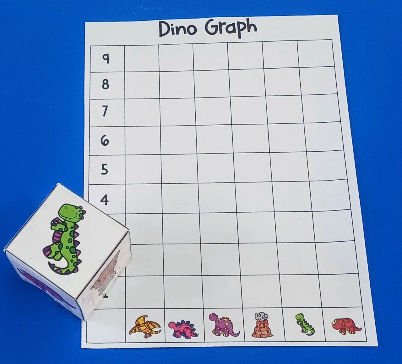 Dinosaurs Themed Graphing Activity - NBpreKactivities