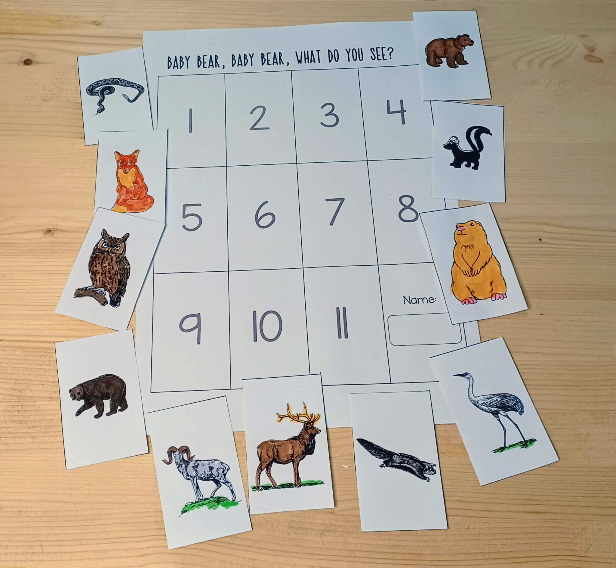 Baby Bear, Baby Bear Book Extension Activities - NBpreKactivities