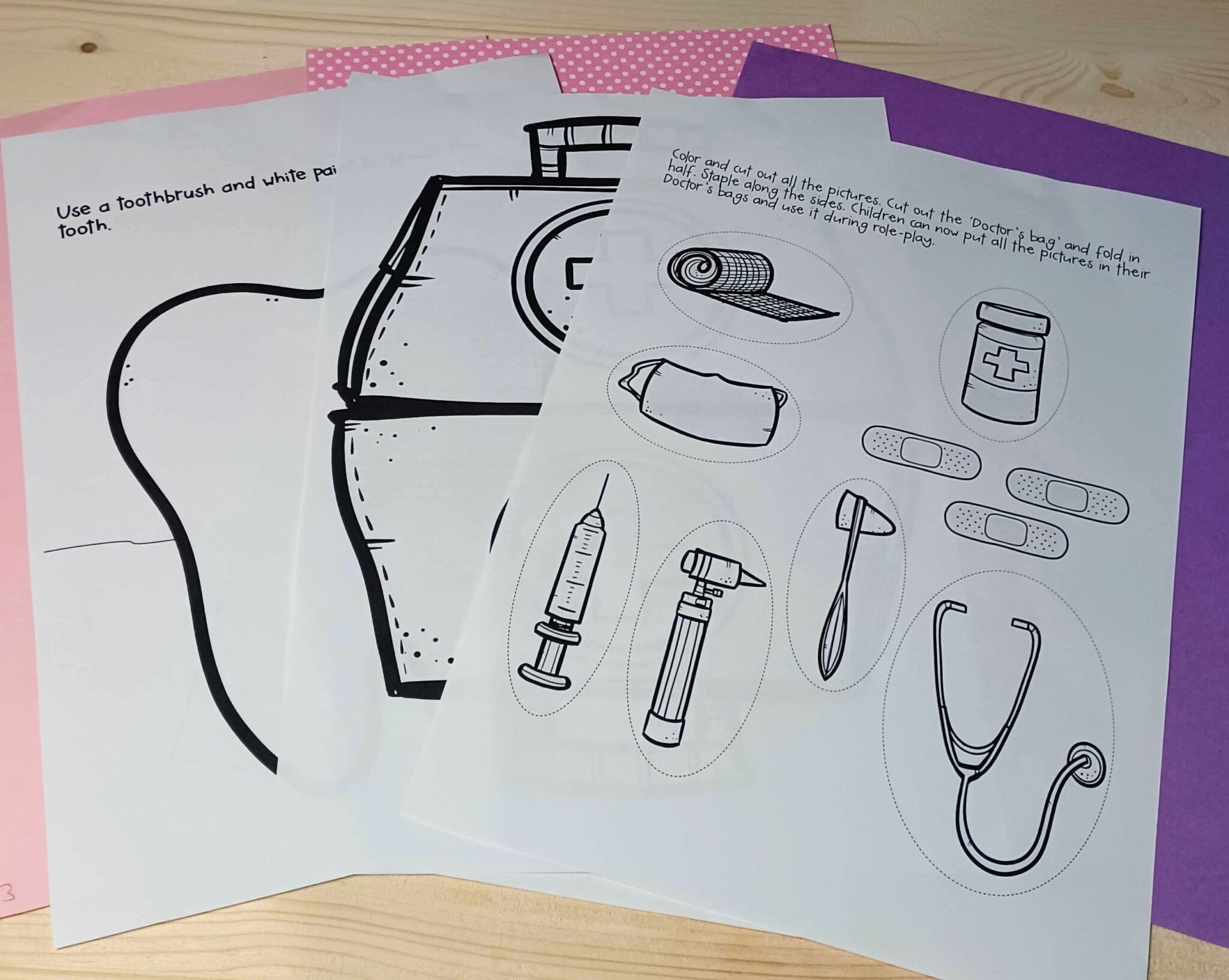 Doctors & Dentists Craft Activities - NBpreKactivities