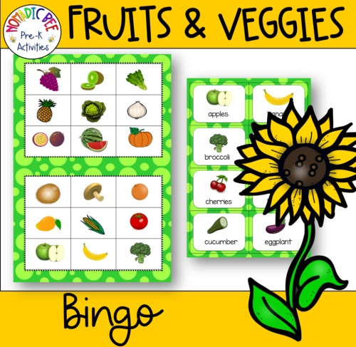 Fruits & Veggies Themed Activities - NBpreKactivities