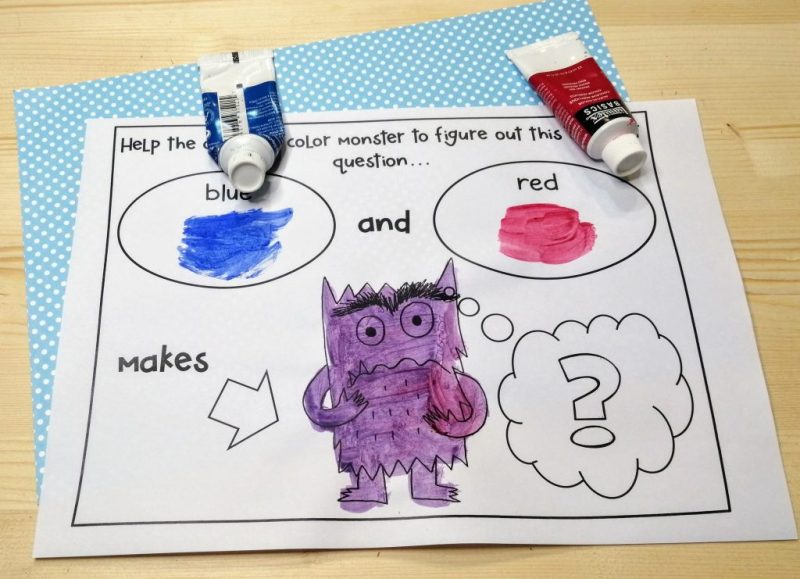 'Color Monster' Printables - NBpreKactivities