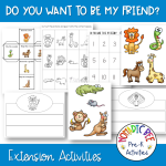 Do you want to be my friend? Book Extension Activities - NBpreKactivities