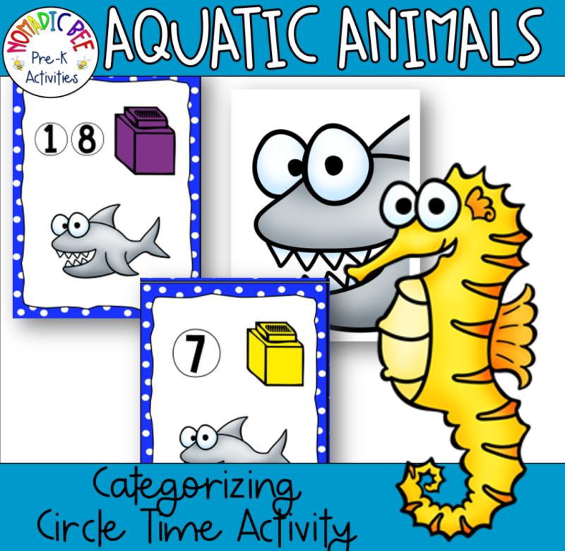 Feed the Shark Math Center - NBpreKactivities