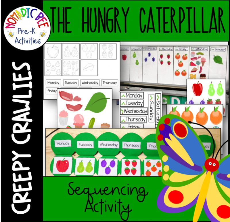 The Very Hungry Caterpillar Sequencing Activity for young learners ...