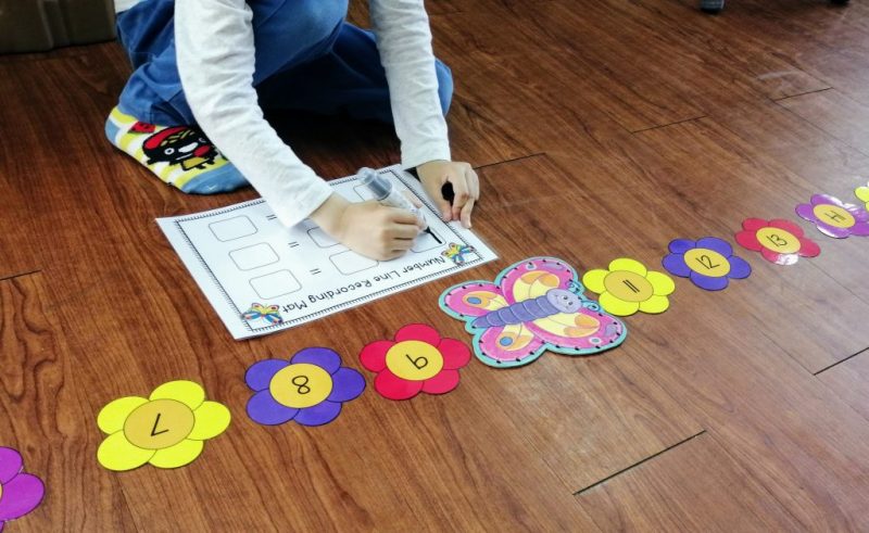 Hungry Caterpillar Number Line Activity - NBpreKactivities