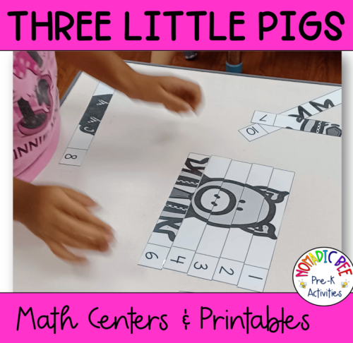 Three Little Pigs Math Activities - NBpreKactivities