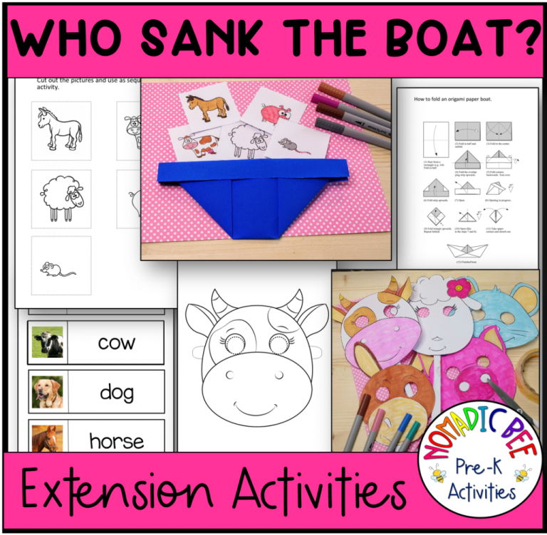 Who sank the boat? Extension Activities - NBpreKactivities