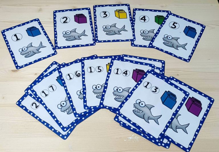 Feed the Shark Math Center - NBpreKactivities