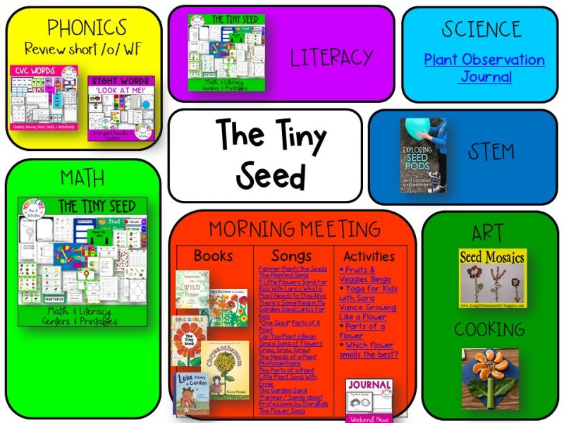 Seeds & Plants Themed Activities - NBpreKactivities